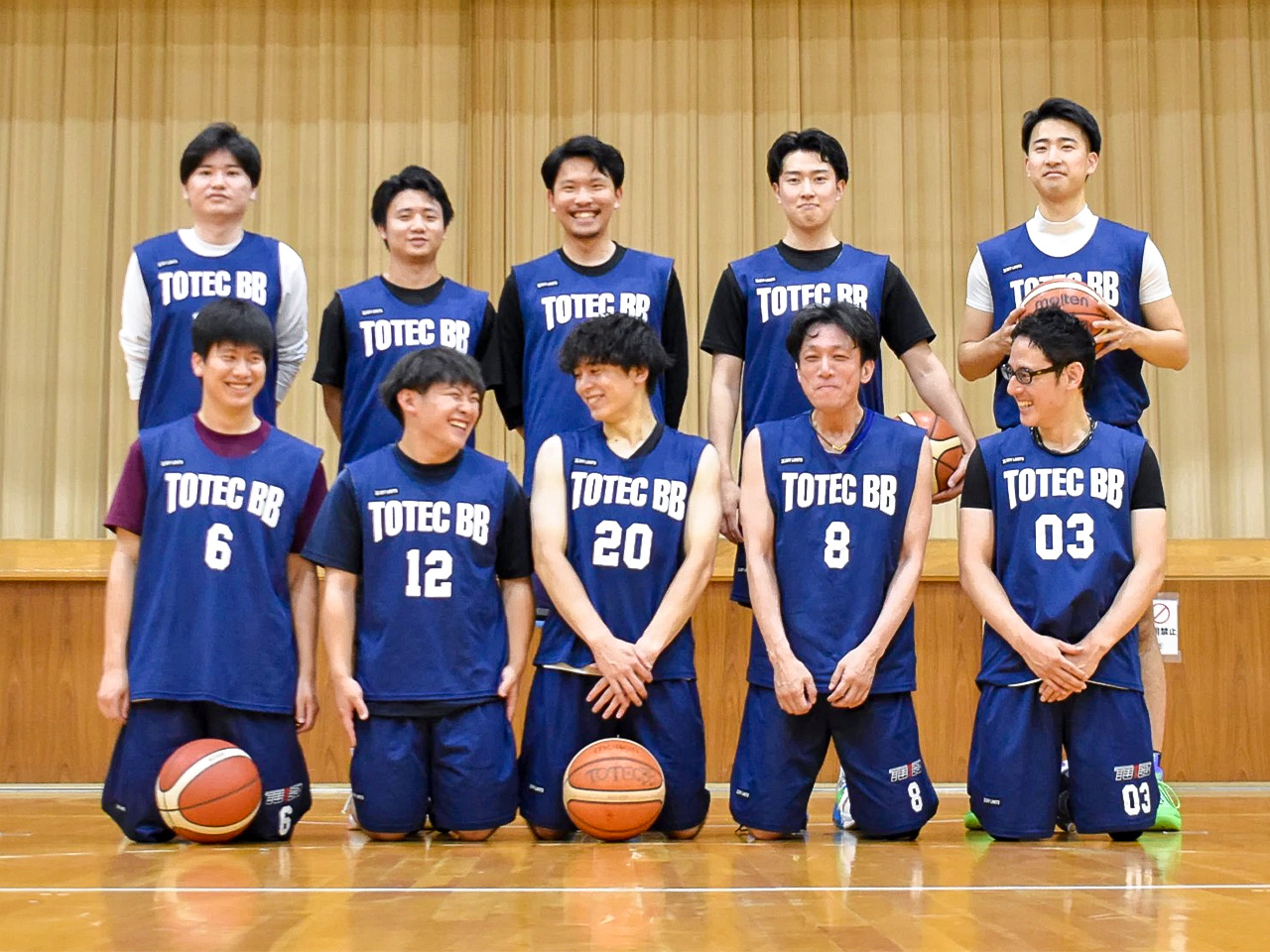 バスケットボール部 体験入部レポート②「部長インタビュー」 │ 福利厚生ブログ TOTEC BENEFIT PRESS │ トーテックグループ